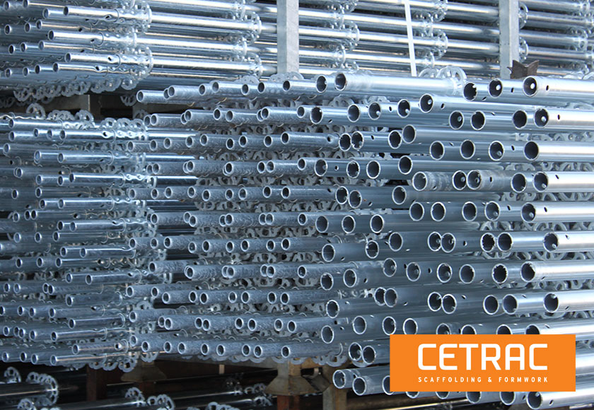 1000 sqm US Modular Scaffolding by catari - NEW - 2,57 m decks