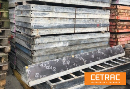 Wall Formwork for sale ⯈ refurbished + used I CETRAC